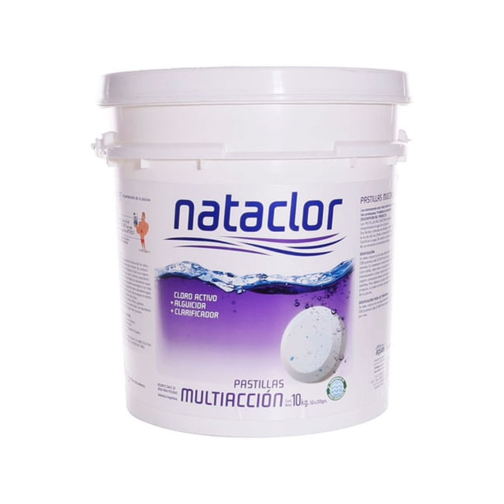 Cloro en pastillas Nataclor Triple acción 10 kg